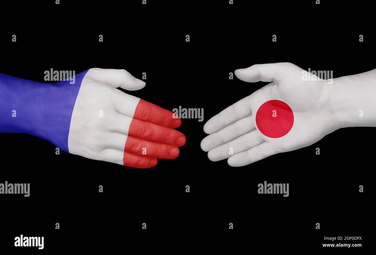 Country handshaking concept Stock Photo - Alamy