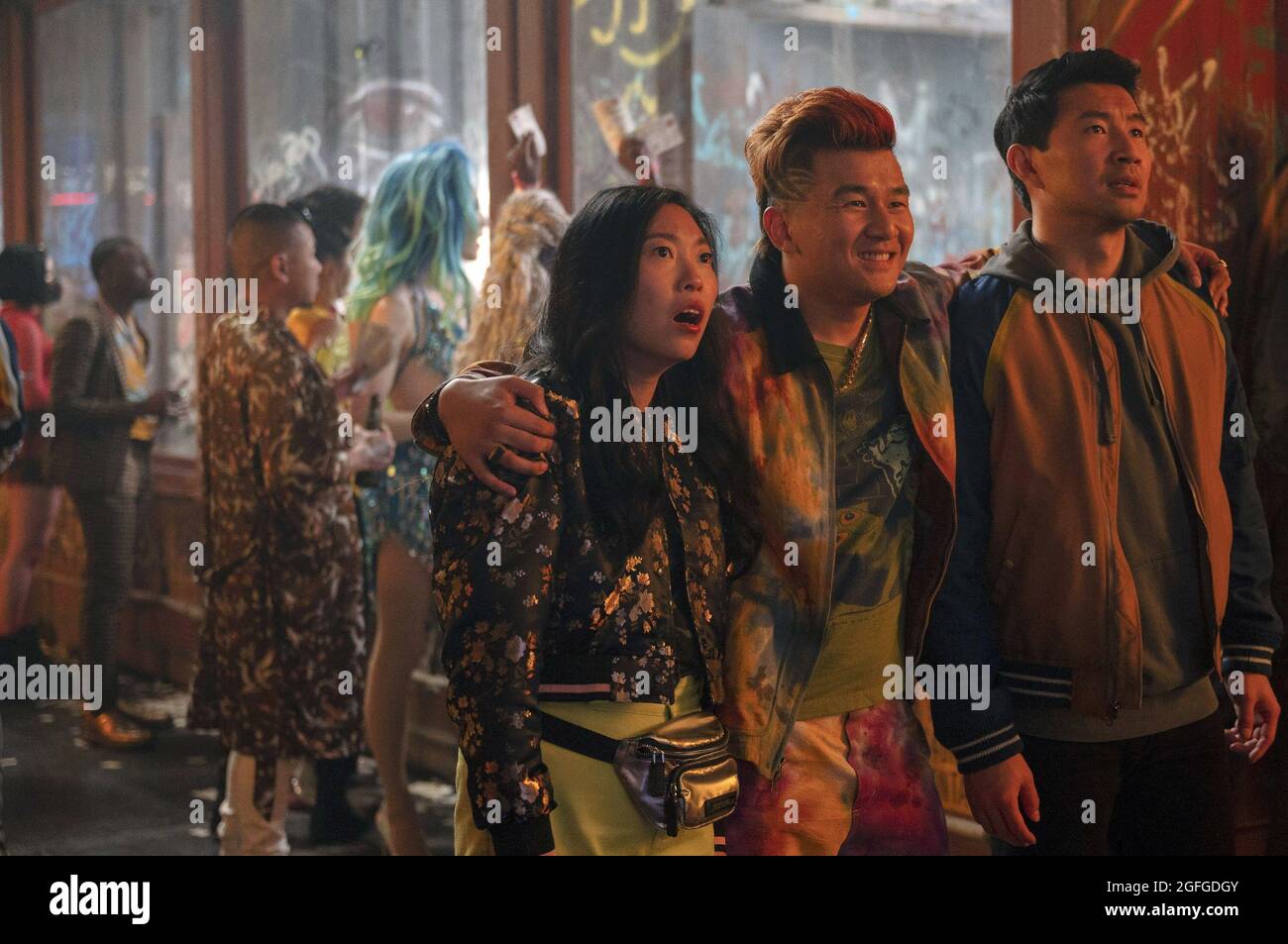 SHANG-CHI AND THE LEGEND OF THE TEN RINGS, from left: Awkwafina, Ronny ...