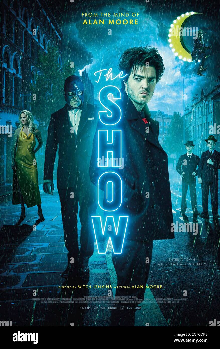 THE SHOW, poster, from left: Siobhan Hewlett, Richard Dillane, Tom ...