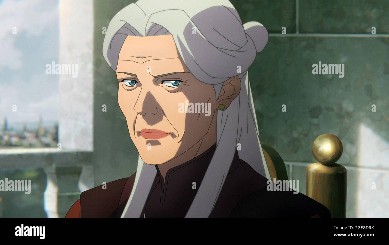 THE WITCHER: NIGHTMARE OF THE WOLF, Lady Zerbst (voice: Mary McDonnell ...