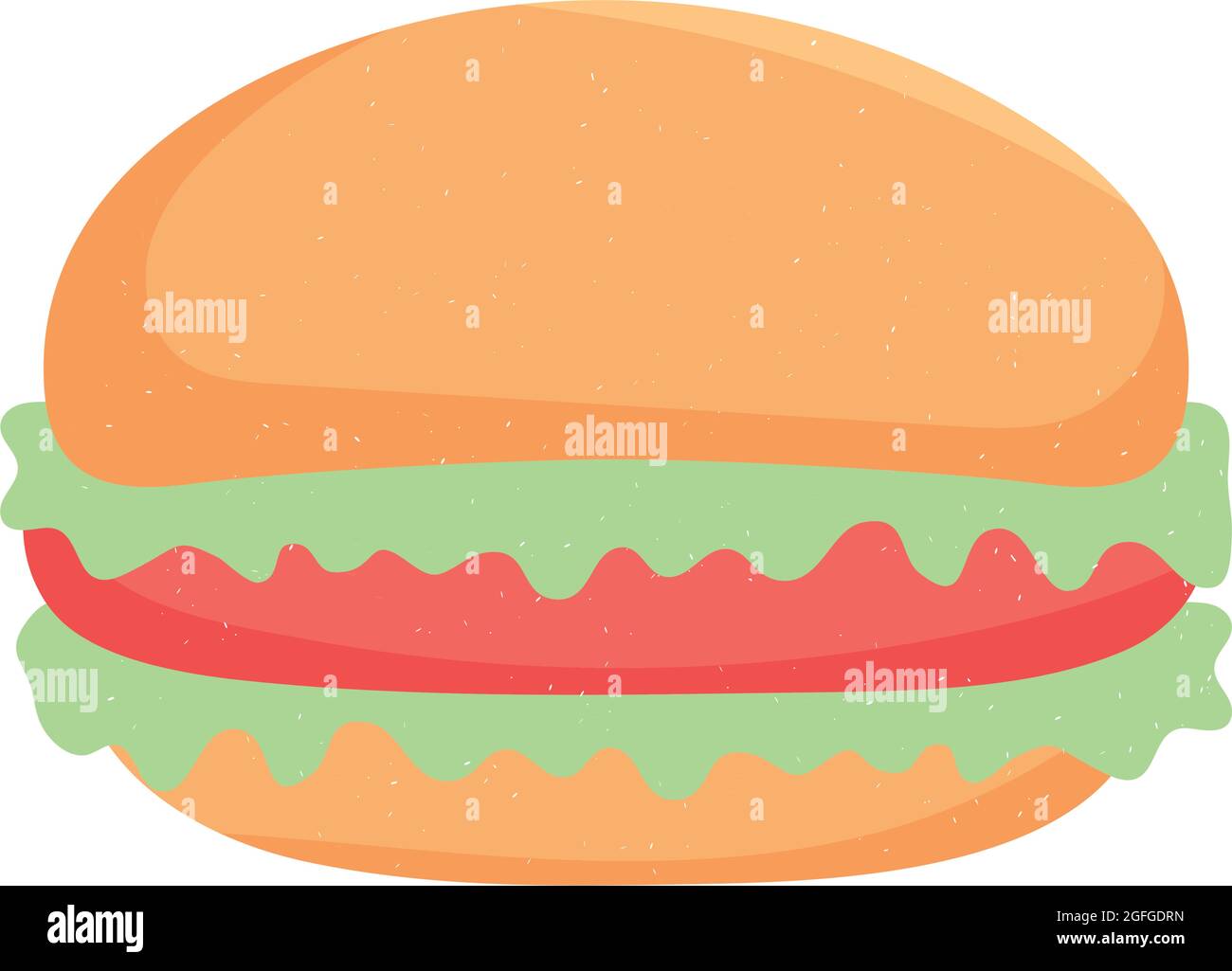 hamburger icon on white background Stock Vector Image & Art - Alamy