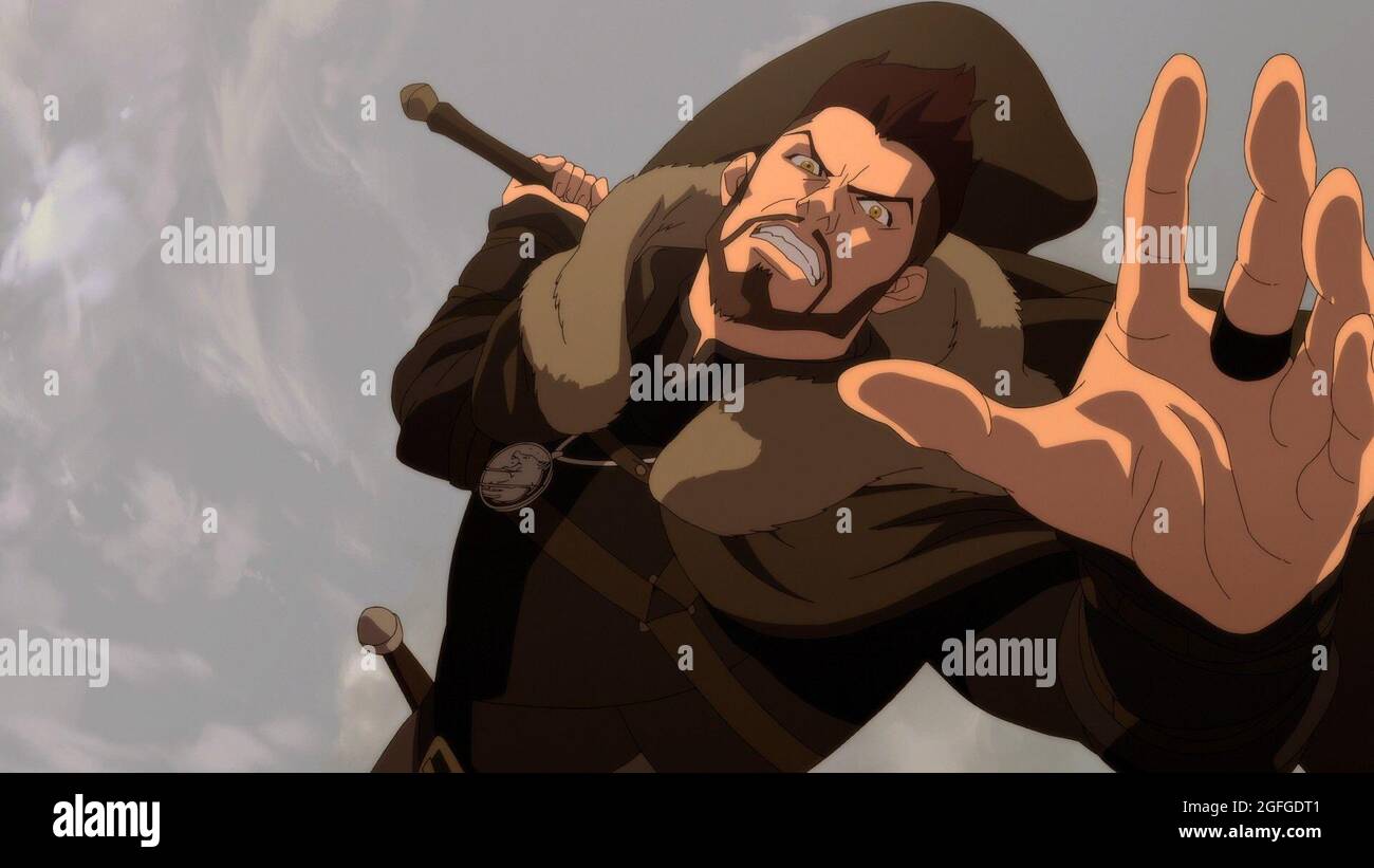 THE WITCHER: NIGHTMARE OF THE WOLF, Vesemir (voice: Theo James), 2021 ...