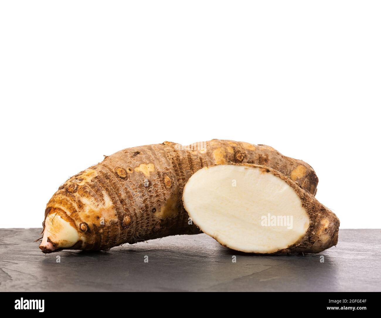 Organic Colocasia esculenta root - Healthy food Stock Photo - Alamy
