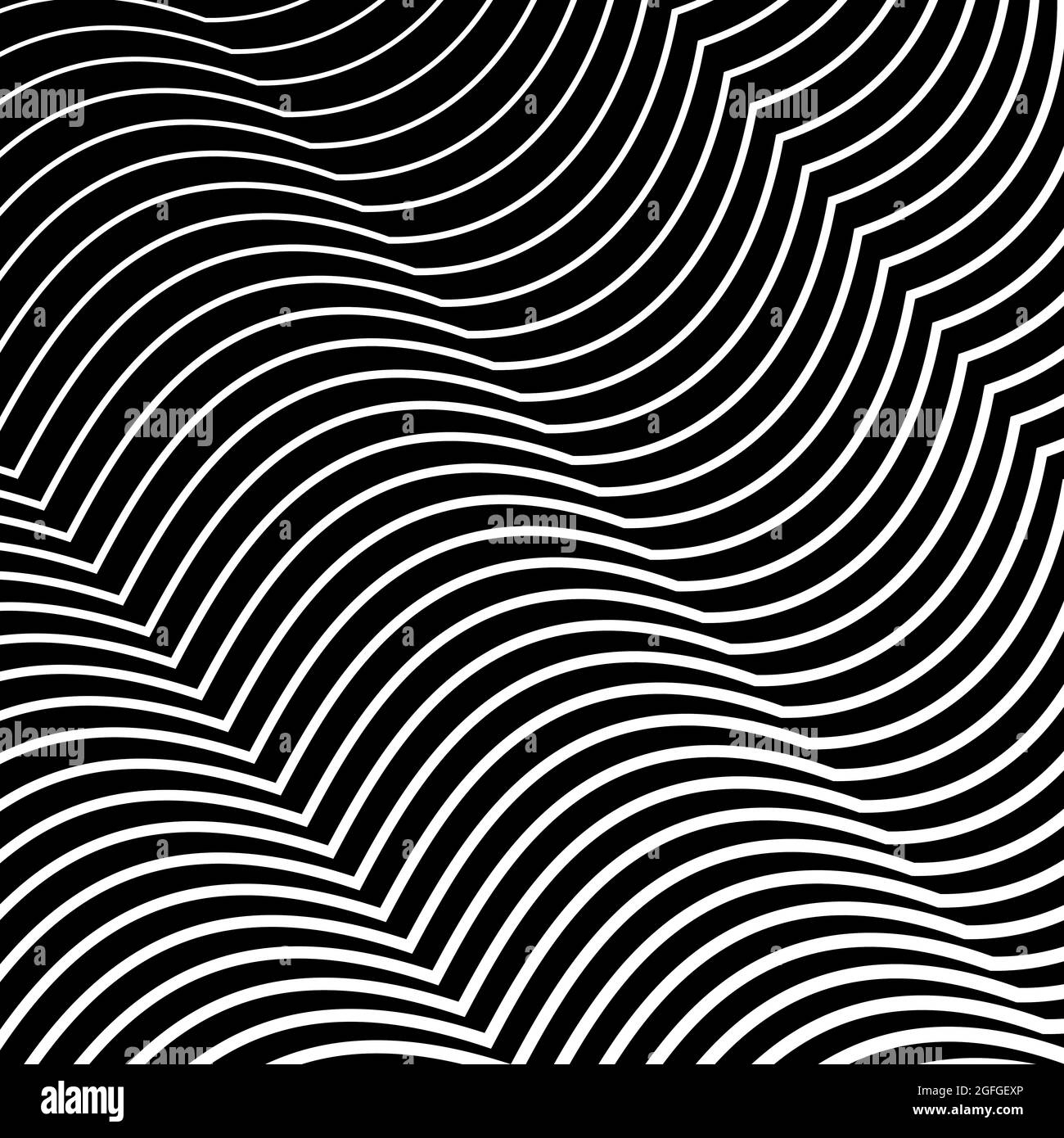 Abstract white curved stripes on white background for prints, banners ...