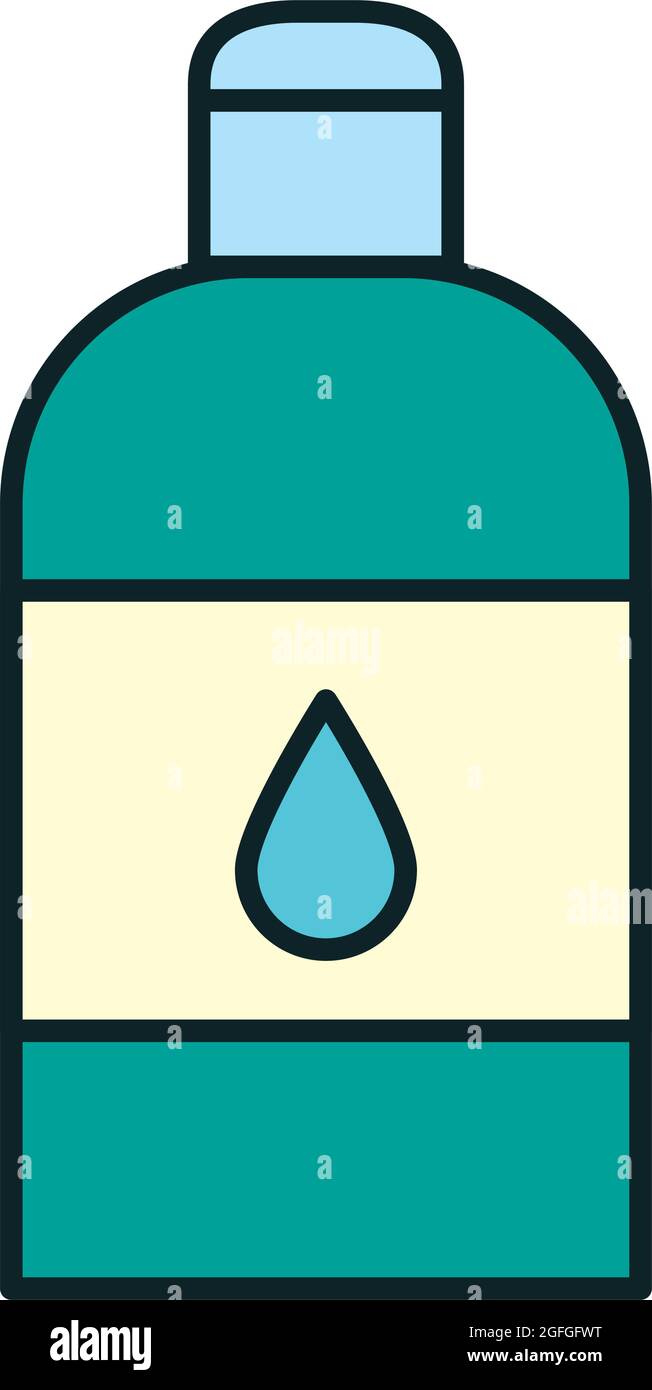 medical lotion bottle on white background Stock Vector Image & Art - Alamy