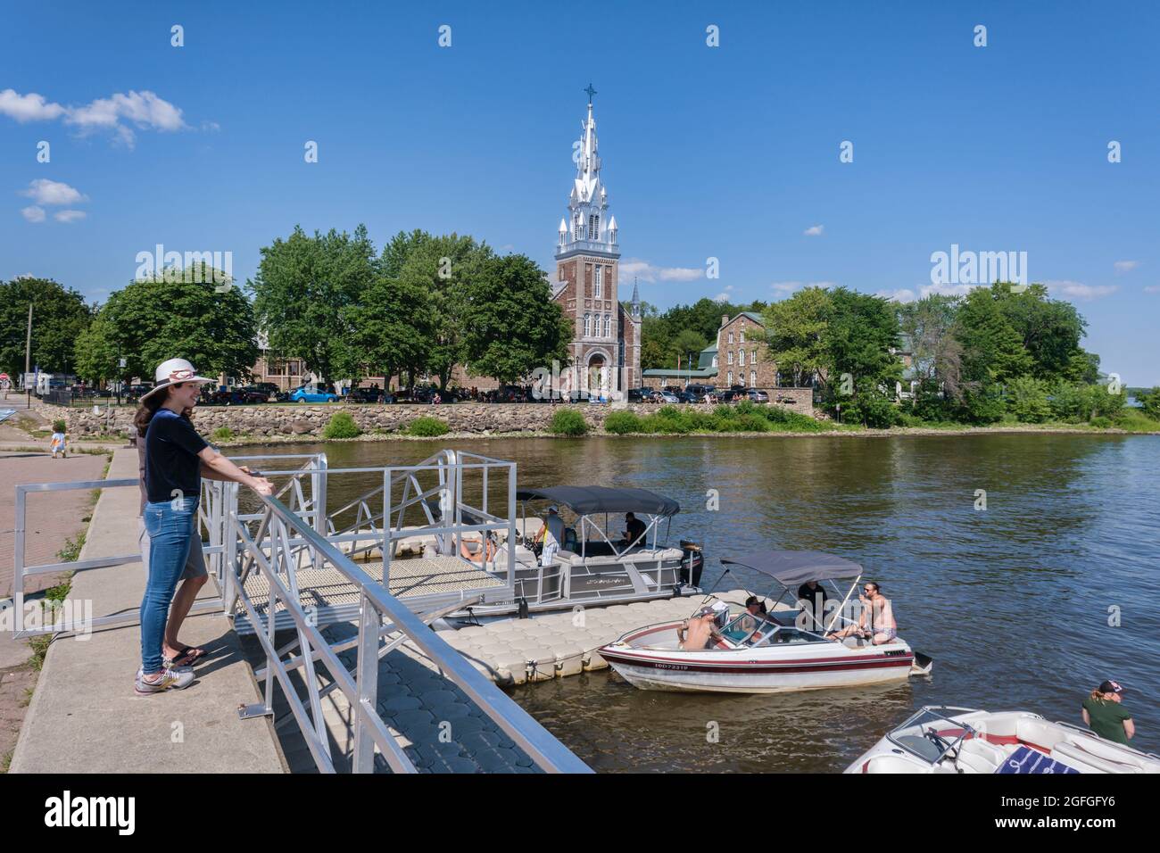 Oka, Canada - 10 July 2021 : Annunciation of the Blessed Virgin Mary ...