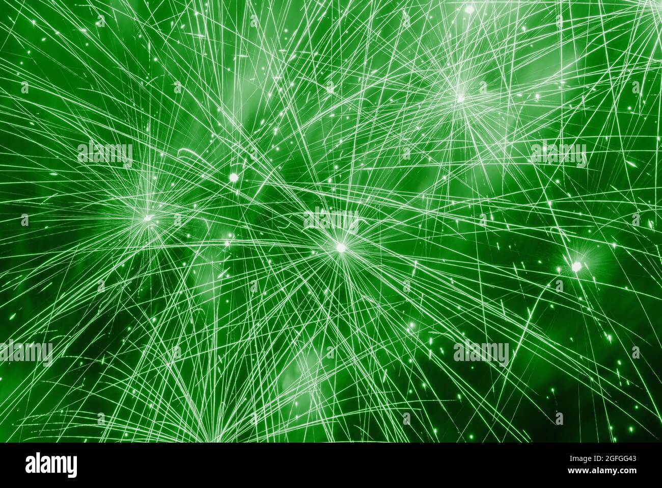 Fireworks in the night sky. Holiday celebration Stock Photo - Alamy