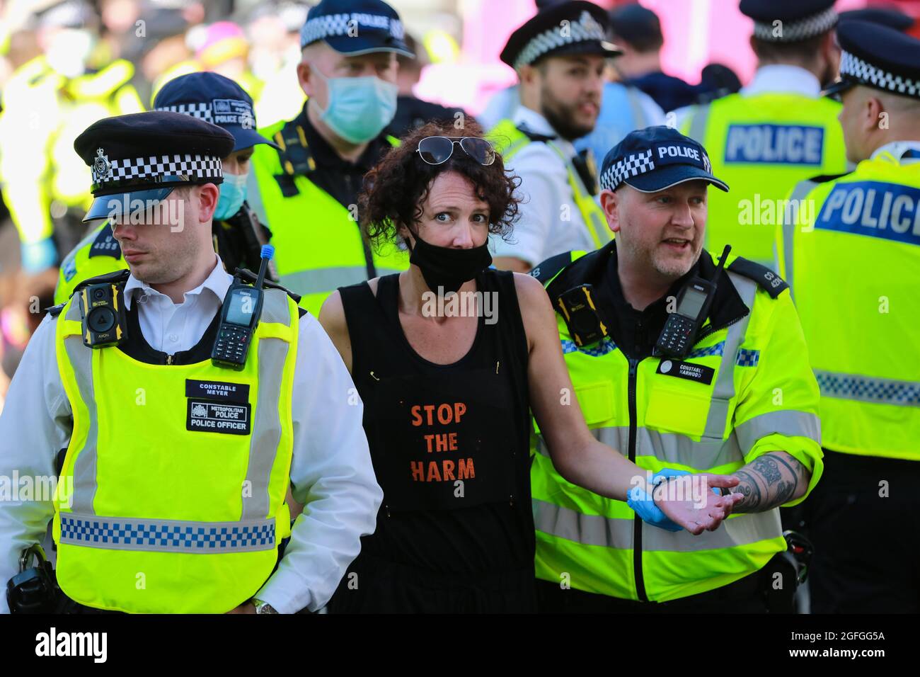 Uk police arrest female hi-res stock photography and images - Alamy