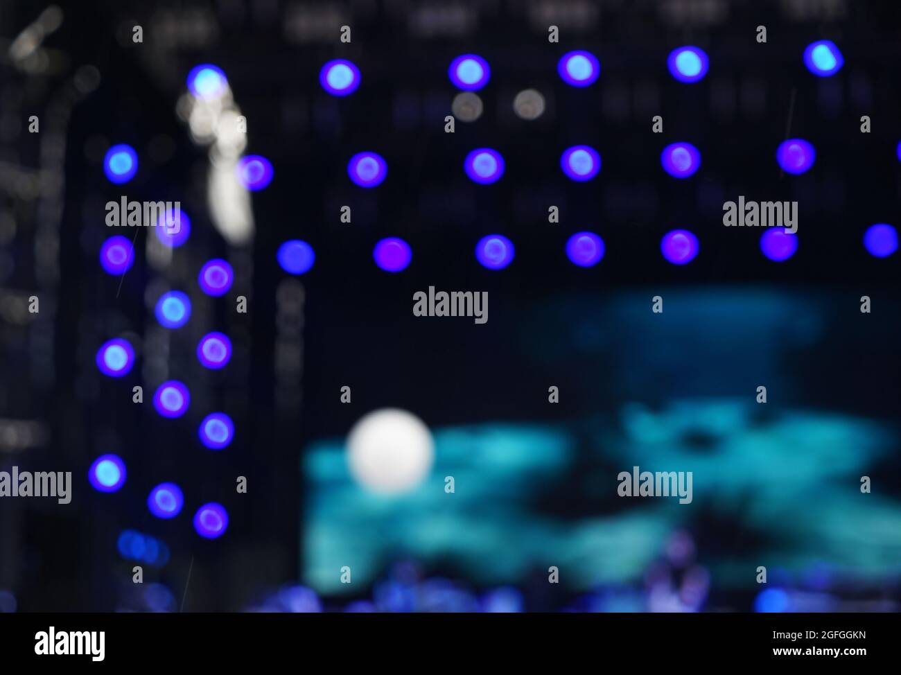 Blurred concert stage background Stock Photo - Alamy