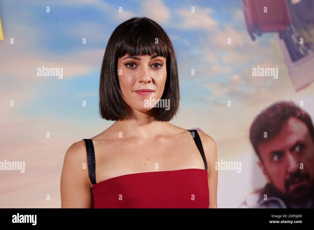 Eva Ugarte attends the 'Garcia y Garcia' premiere at Callao City Lights ...