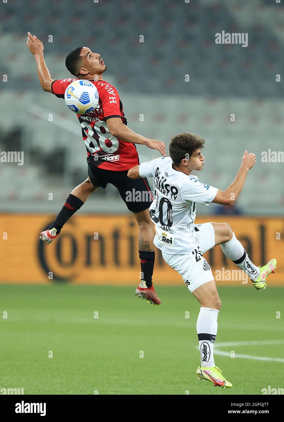 Curitiba, Brazil. 25th Aug, 2021. Gabriel Pirani do Santos and ...