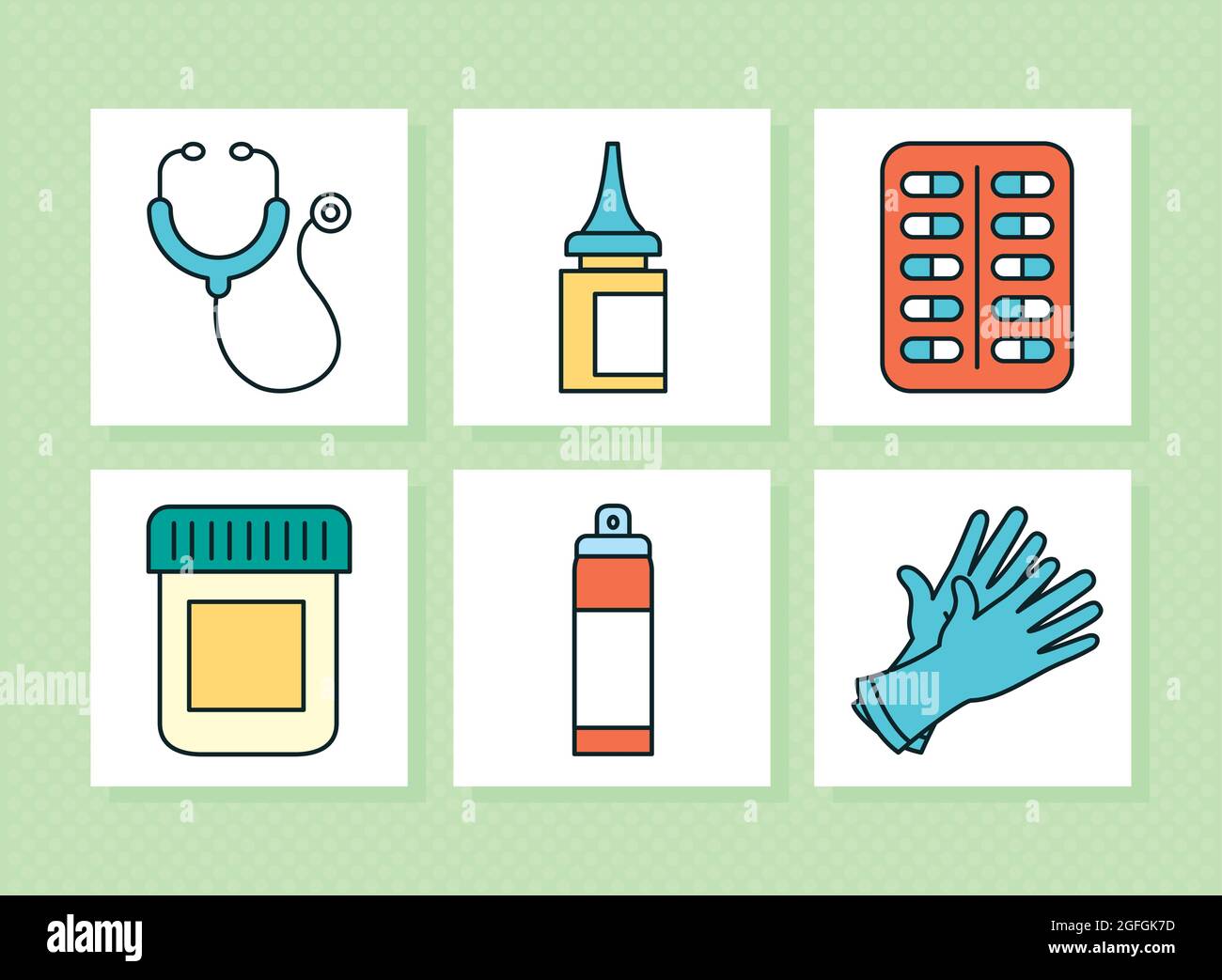 medical tools icon set design Stock Vector Image & Art - Alamy
