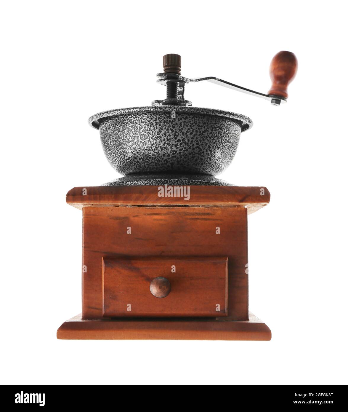 Coffee grinder, isolated on white Stock Photo - Alamy