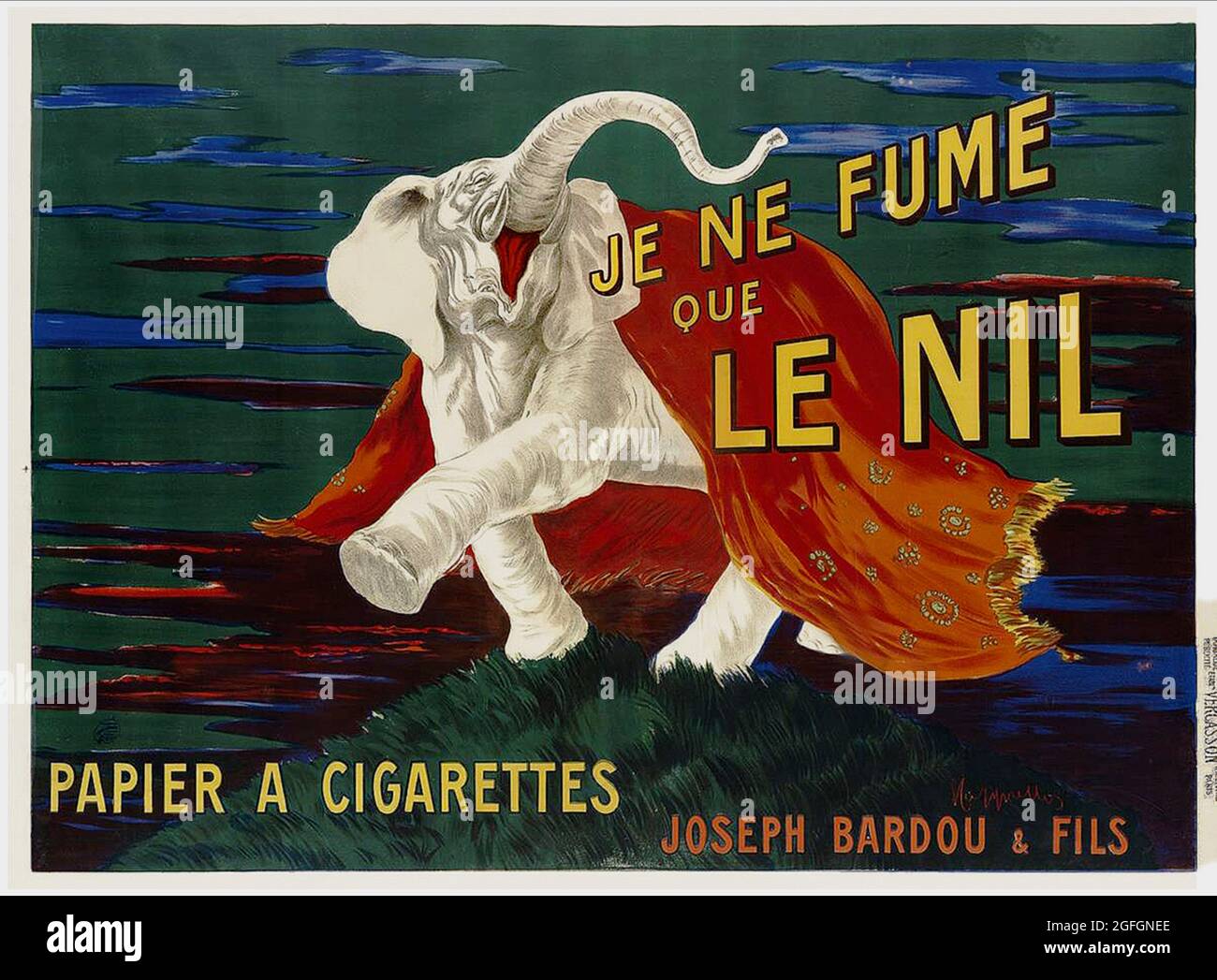 Vintage cigarette poster 1920s hi-res stock photography and images - Alamy