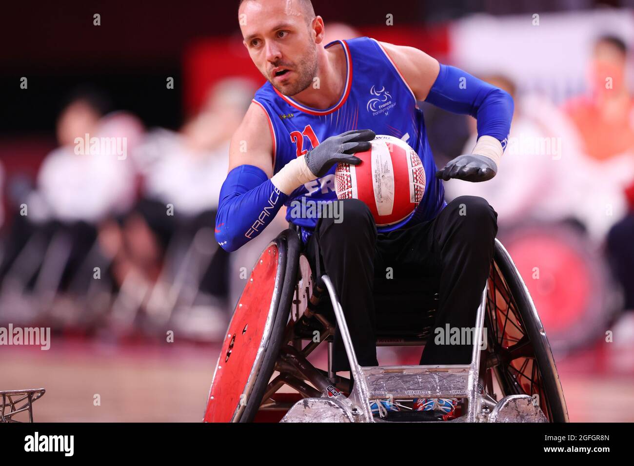 Tokyo, Japan. 25th Aug, 2021. Jonathan Hivernat (FRA) WheelChair Rugby ...