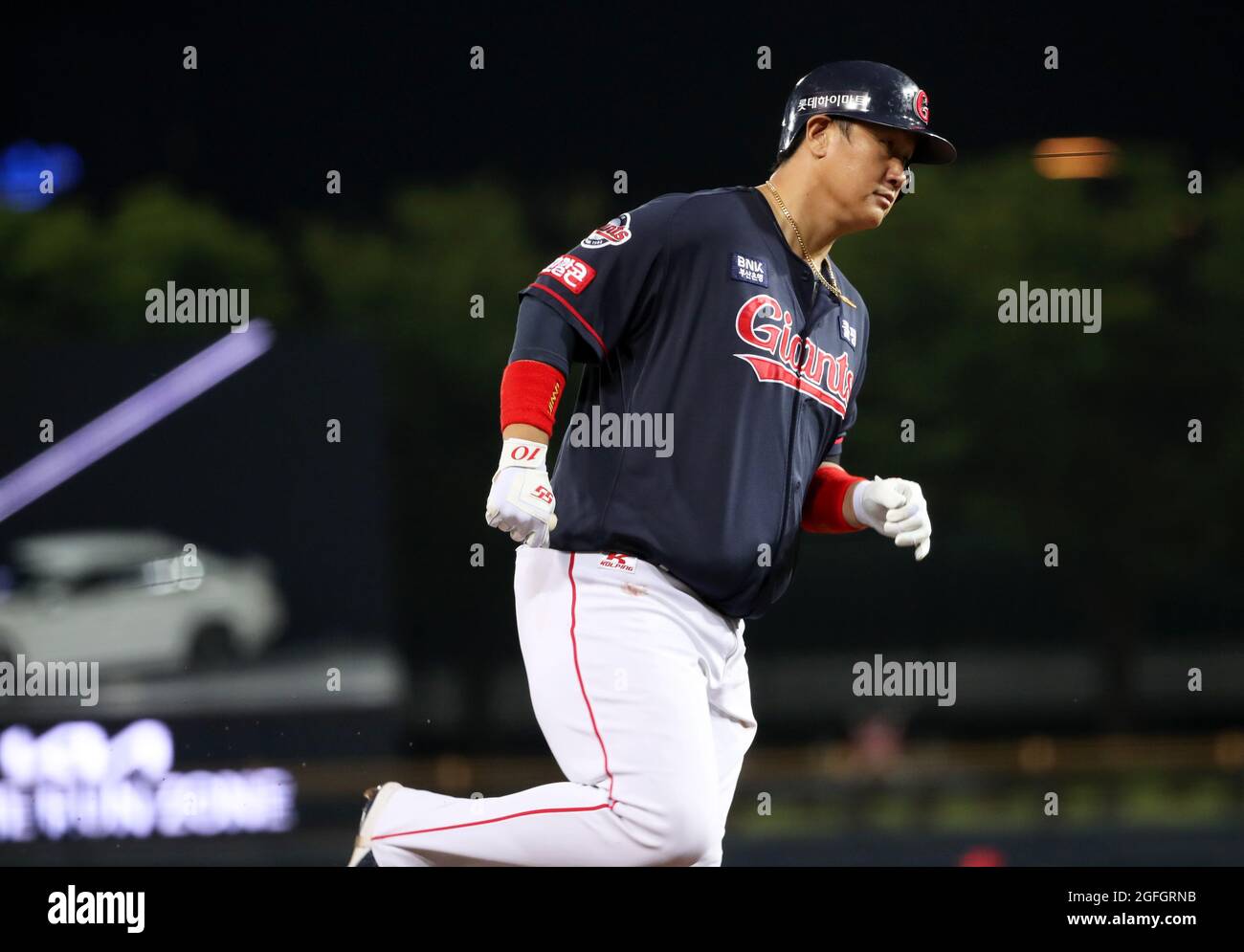Korea. 26th Aug, 2021. 26th Aug, 2021. Lotte Giants' Lee Dae-ho Lee Dae ...