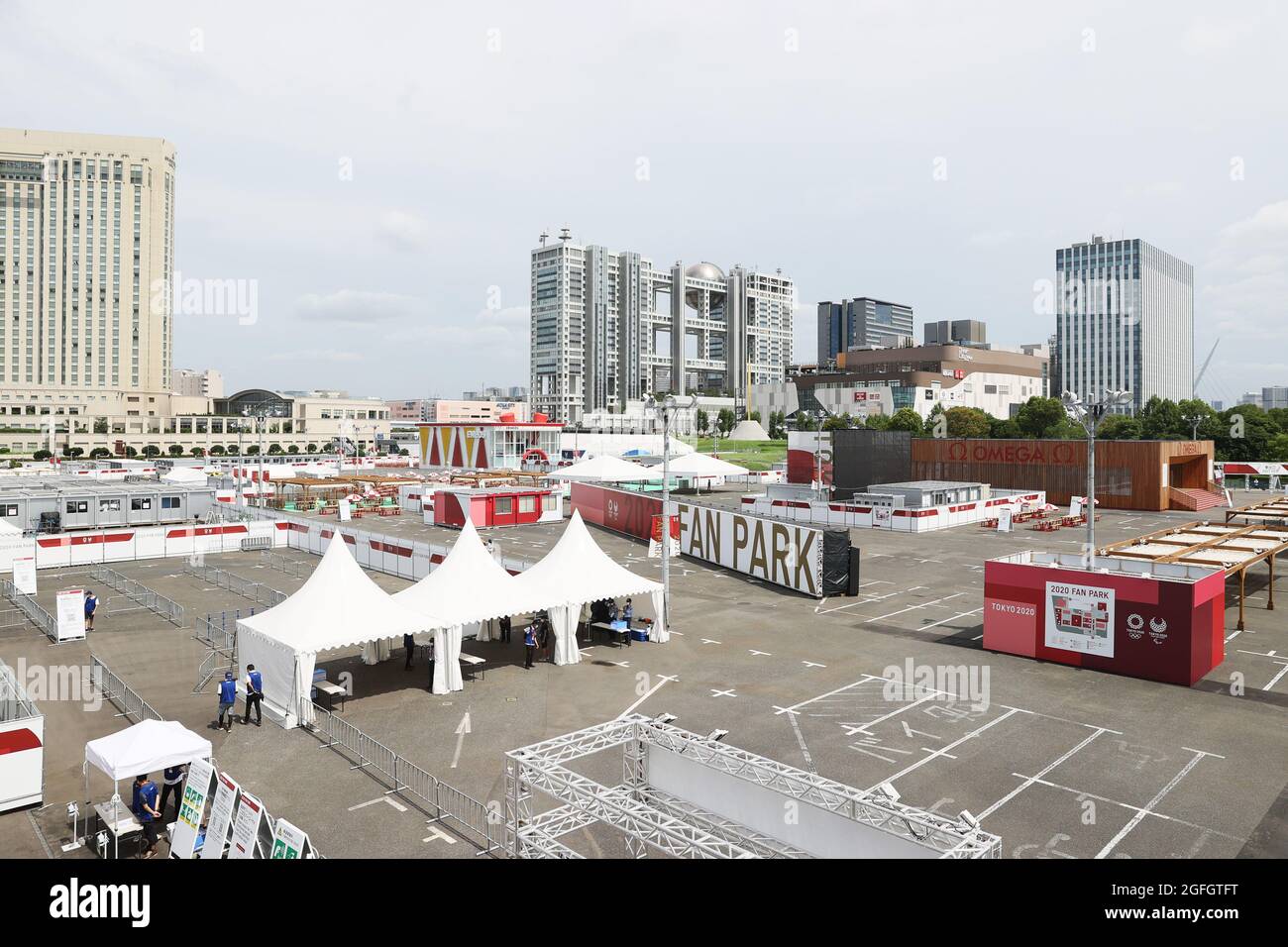 Tokyo 2020 fan park hi-res stock photography and images - Alamy