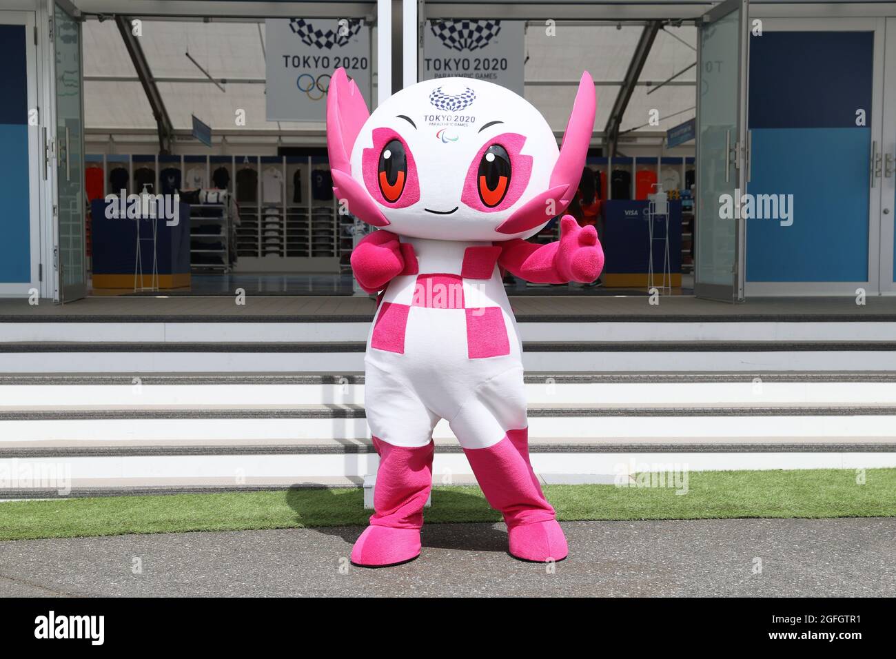 SOMEITY, Tokyo, Japan - August 25, 2021 : The Tokyo 2020 Paralympic ...
