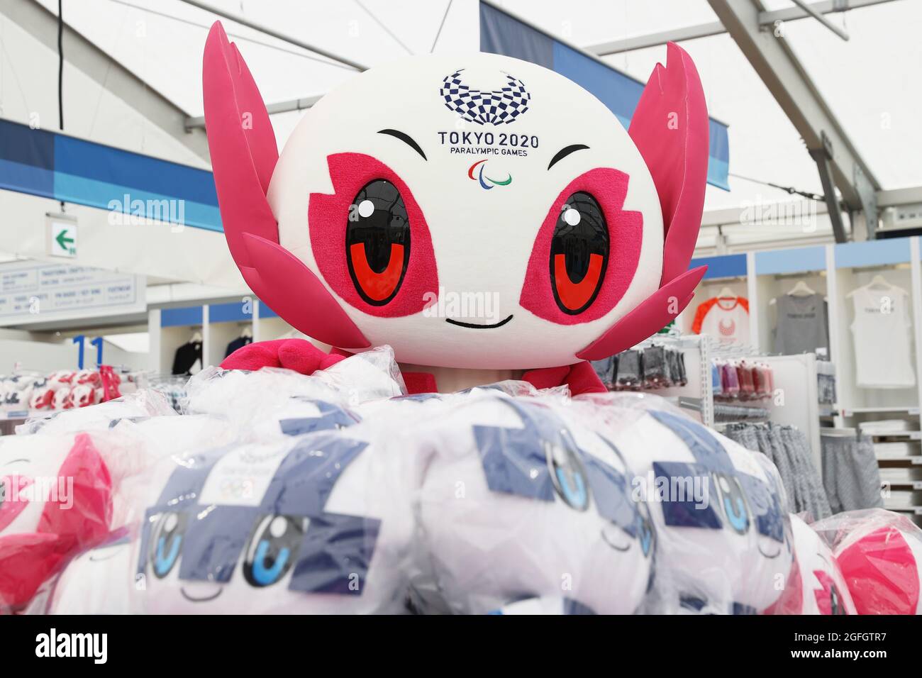 SOMEITY, Tokyo, Japan - August 25, 2021 : The Tokyo 2020 Paralympic ...
