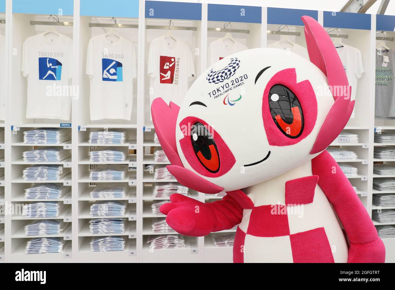 SOMEITY, Tokyo, Japan - August 25, 2021 : The Tokyo 2020 Paralympic ...
