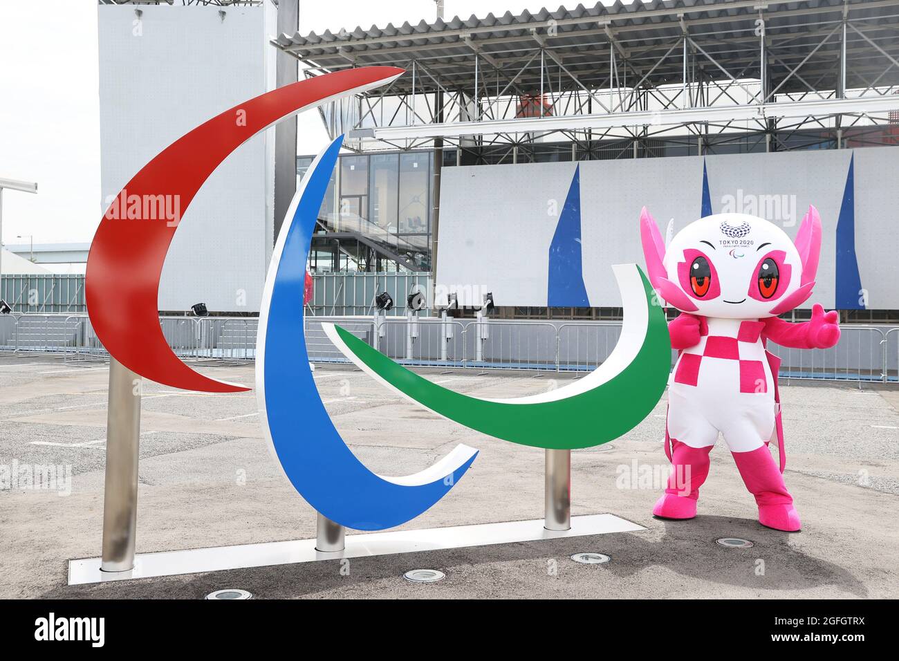 SOMEITY, Tokyo, Japan - August 25, 2021 : The Tokyo 2020 Paralympic ...