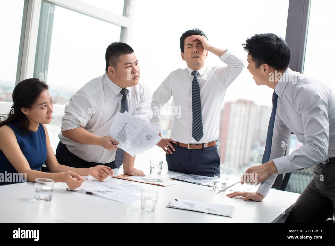 Business people arguing in office Stock Photo - Alamy