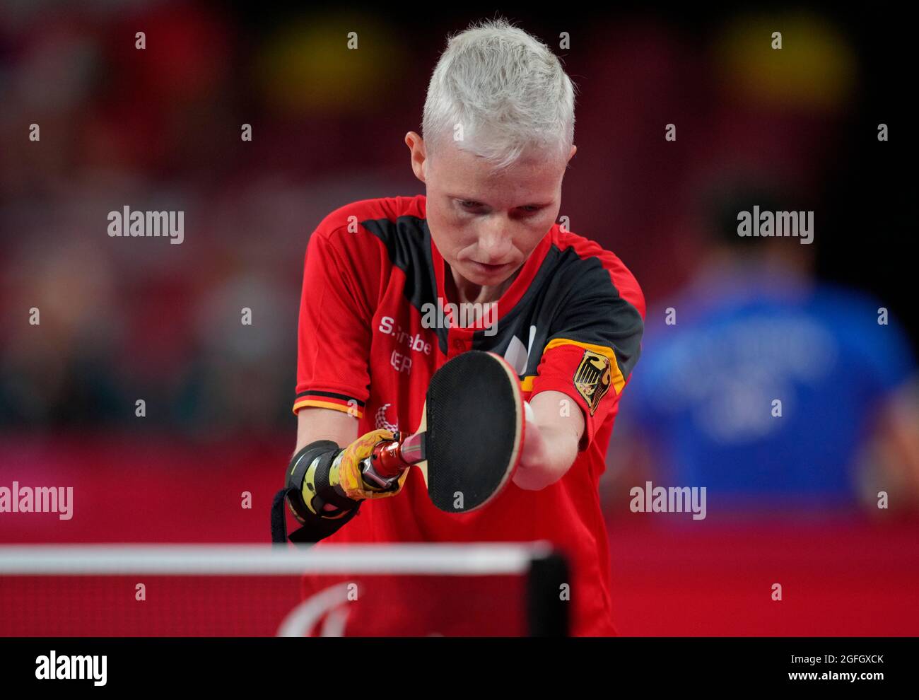 Tokyo, Japan. August 26, 2021:Stephanie Grebe from Germany during table ...