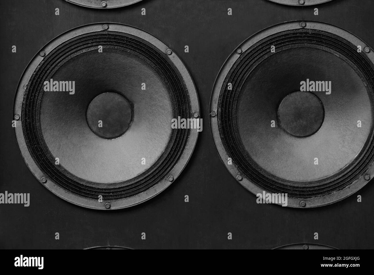 Audio system background Stock Photo - Alamy