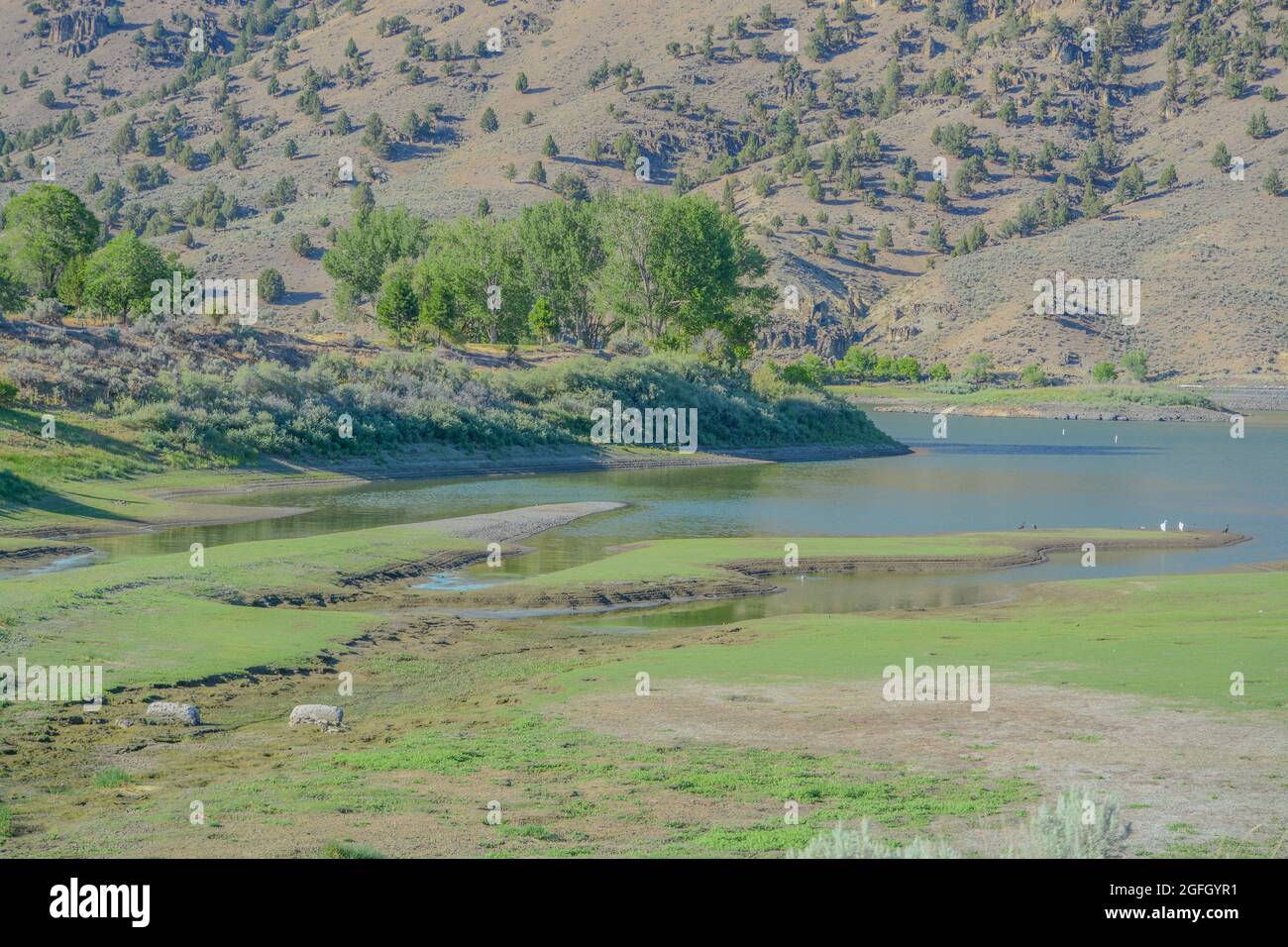 Unity Lake State Park in the high desert wilderness of Baker City ...