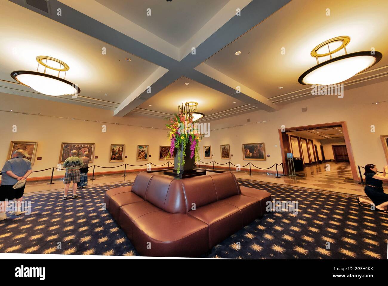 Lobby of Conference Center, Salt Lake City, capital and the most ...