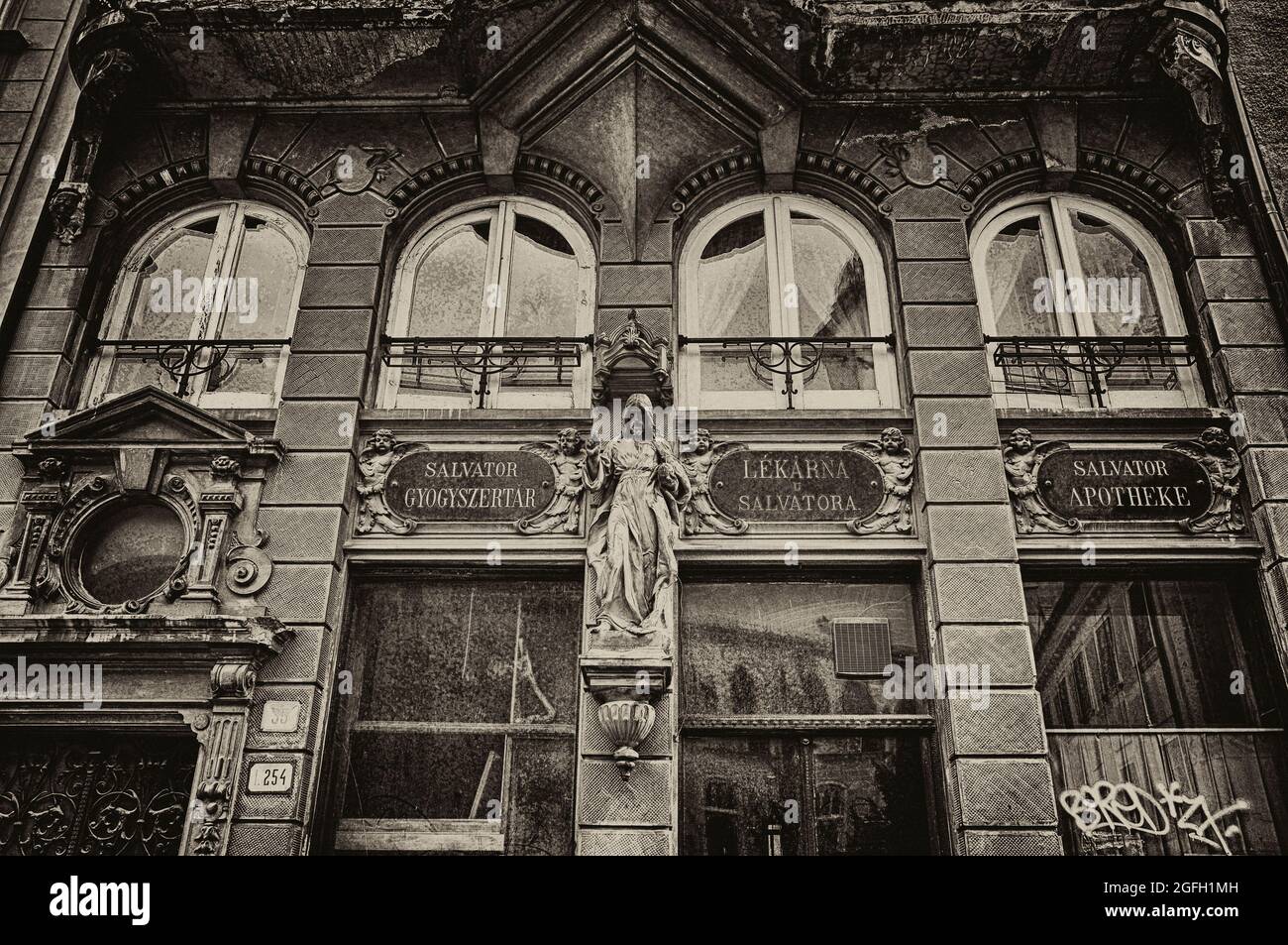 Old medical building, Bratislava, Slovakia pharmacy, hospital, medicine ...