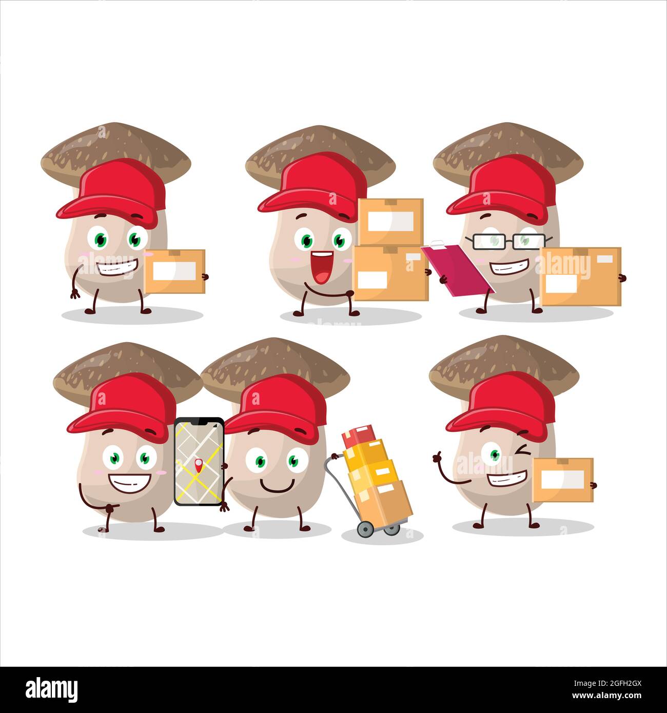 Shitake vector vectors hi-res stock photography and images - Alamy