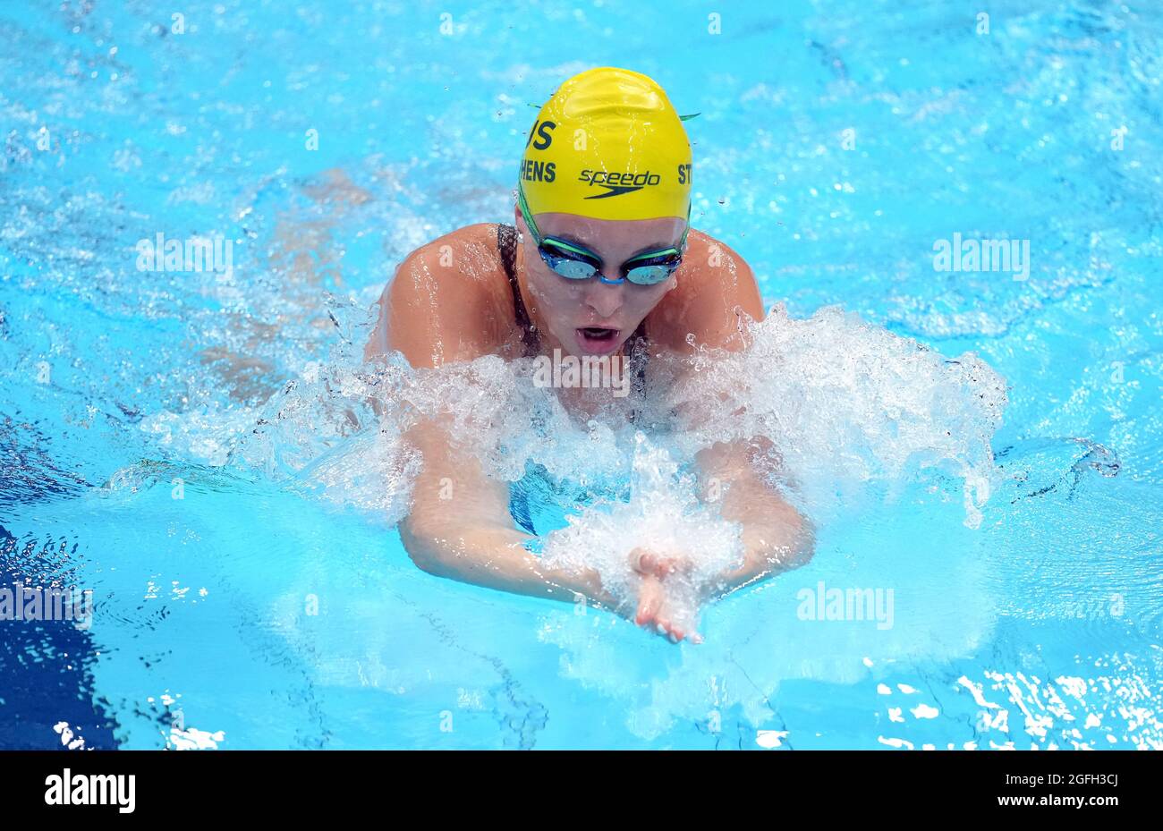 Australia’s Keira Stephens during the Women's 100m Breaststroke SB9 ...