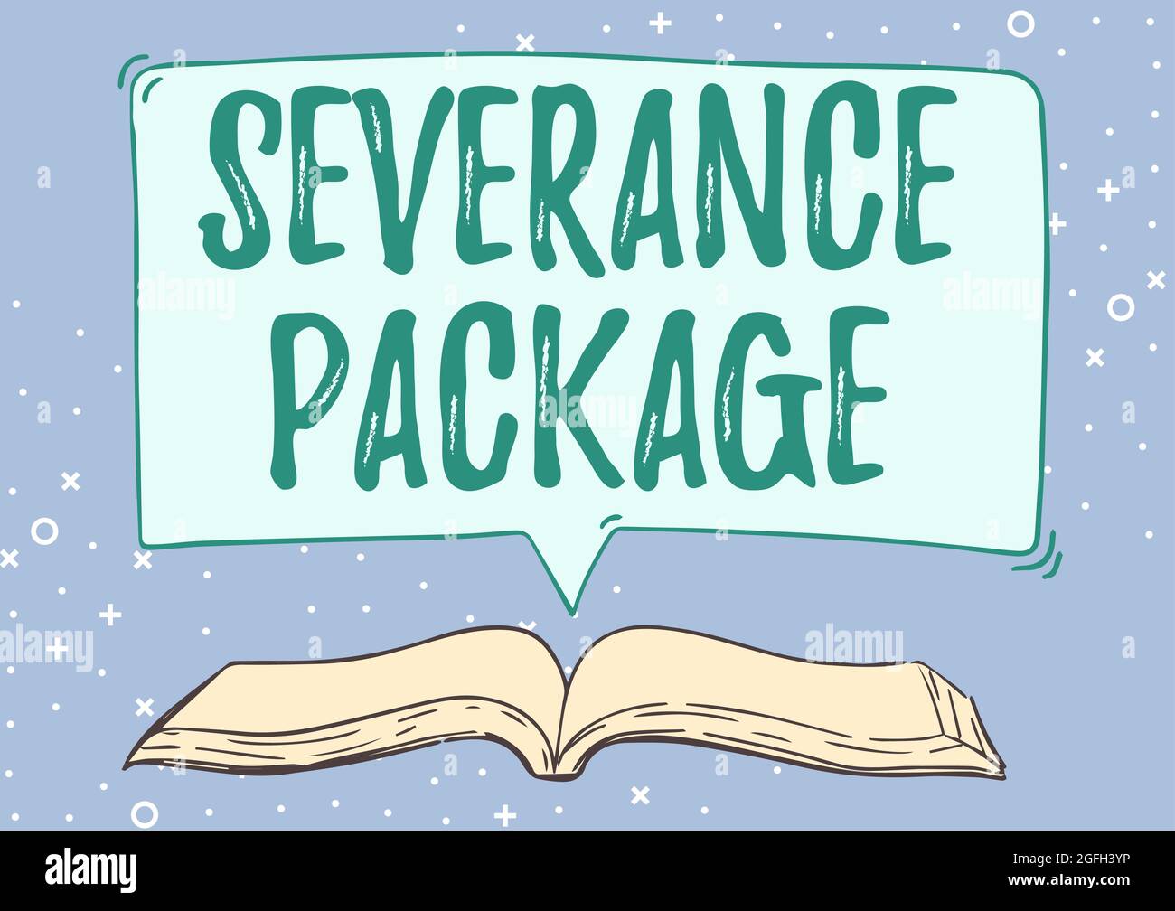 Sign displaying Severance Package. Internet Concept pay and benefits ...