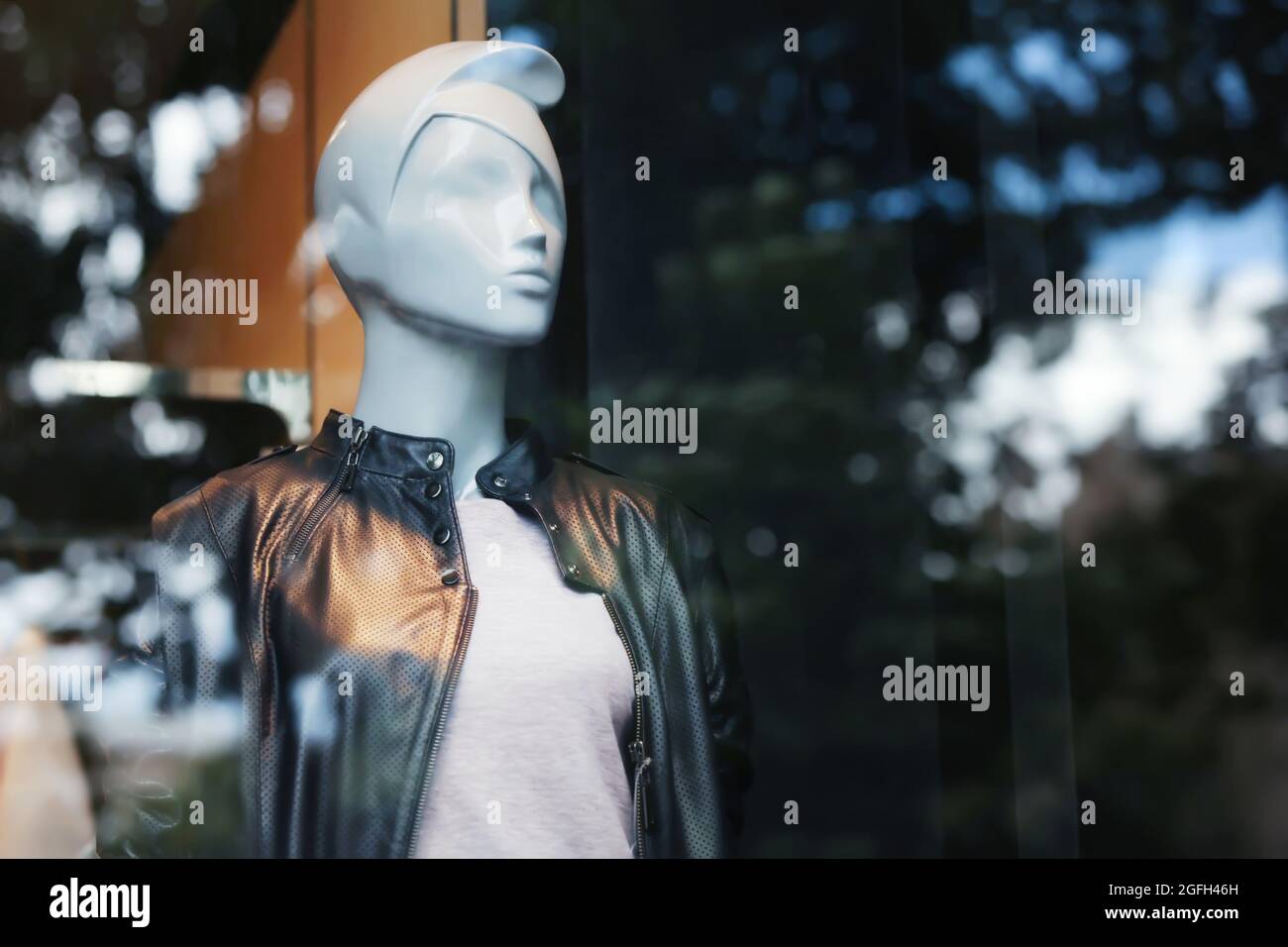 Women clothing shop display Stock Photo - Alamy