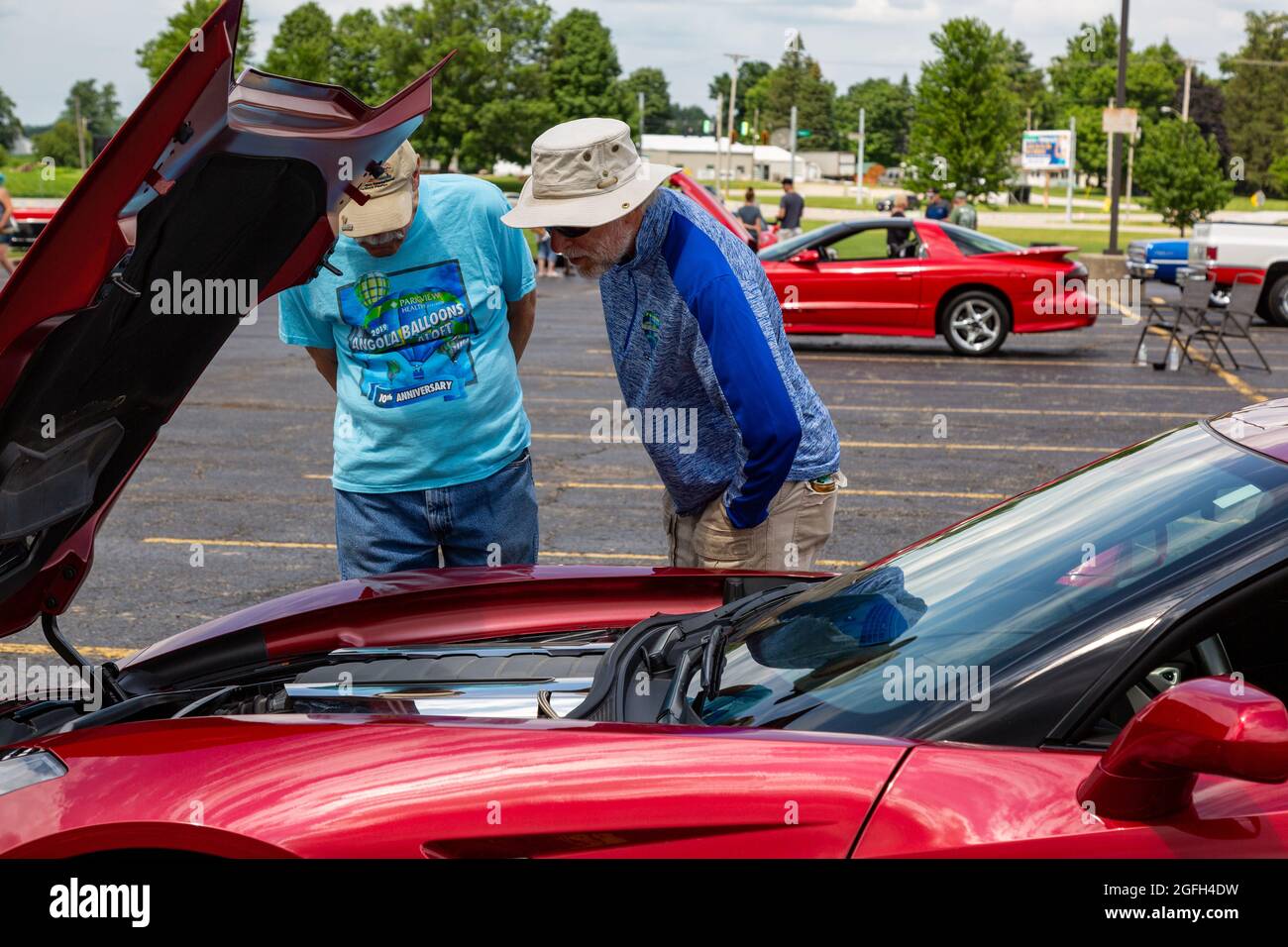 C7 corvette sports car engine hi-res stock photography and images - Alamy