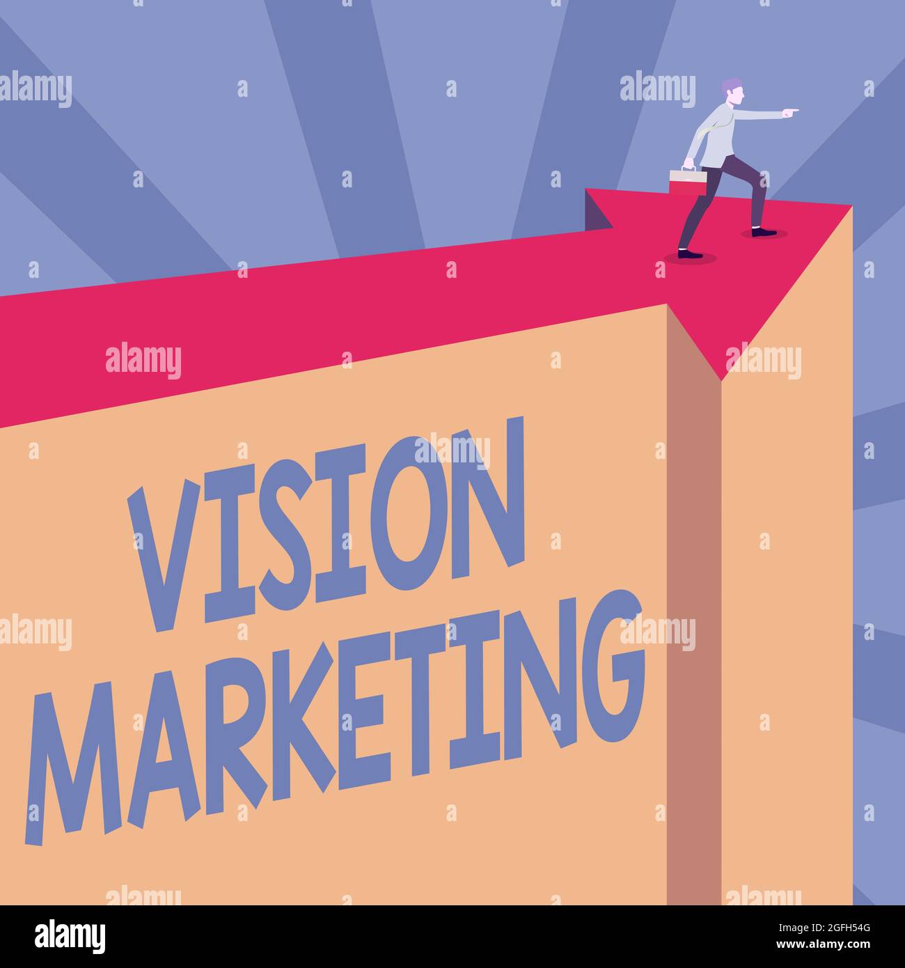 Conceptual display Vision Marketing. Business idea outlining how they ...