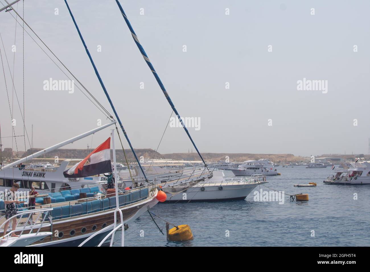 Red Sea, Egypt, Sharm el-Sheikh, - August 05. 2021: berth Stock Photo ...