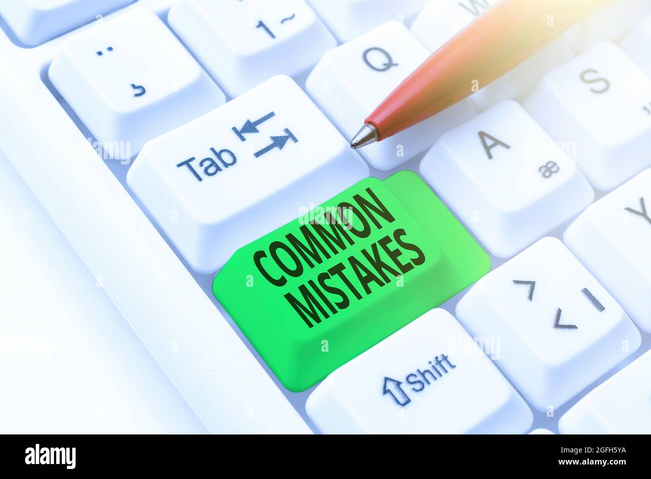 Text showing inspiration Common Mistakes. Internet Concept actions that ...