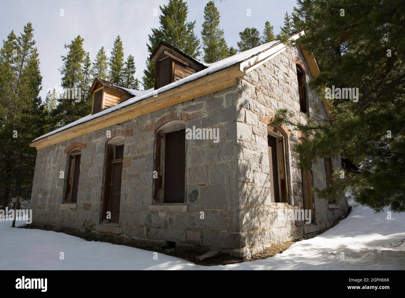 The well-preserved Superintendent's House was part of the "Silk ...