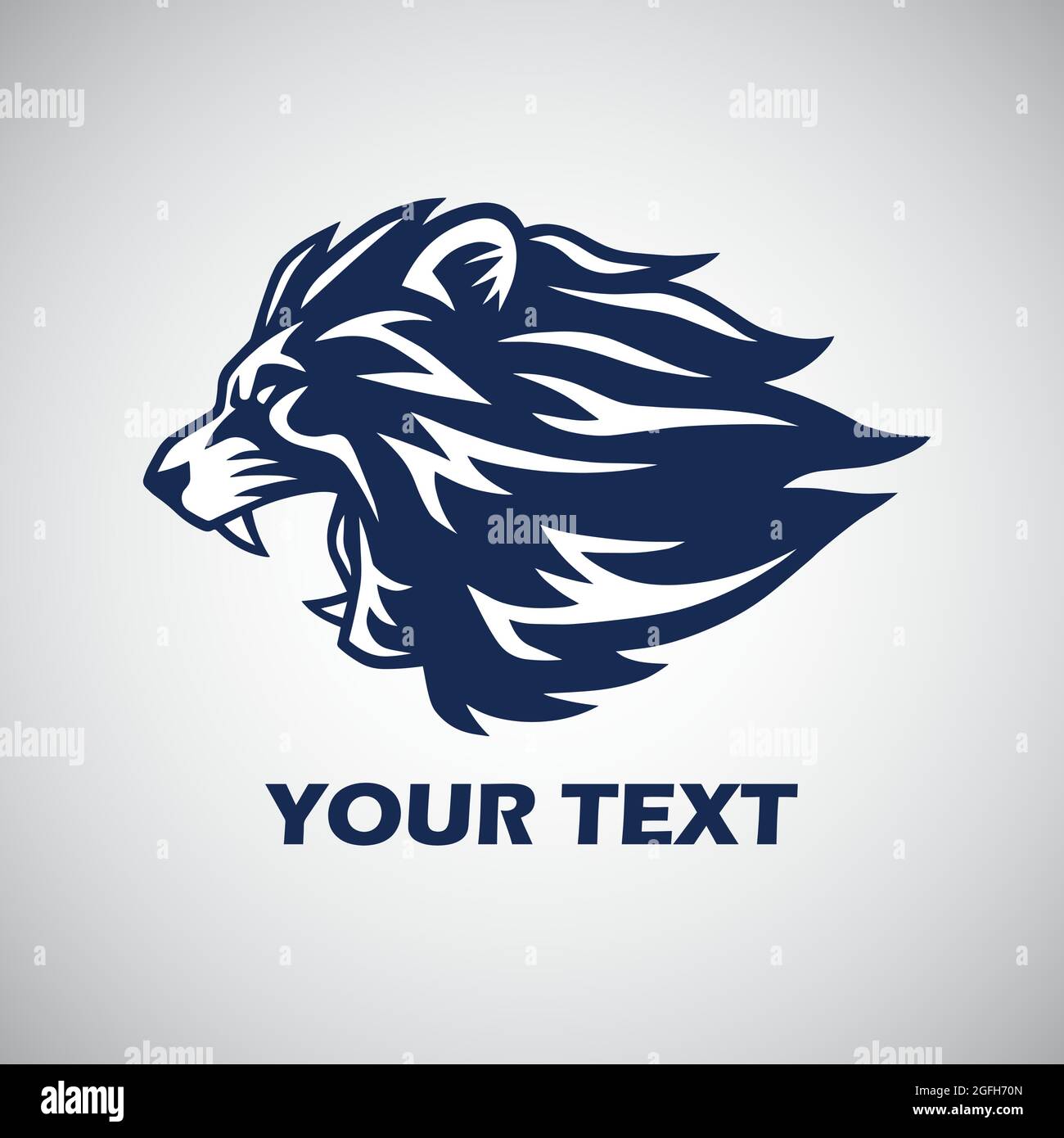 Aggressive Lion Logo Lion Logo Esport Stock Illustrations – 1,448