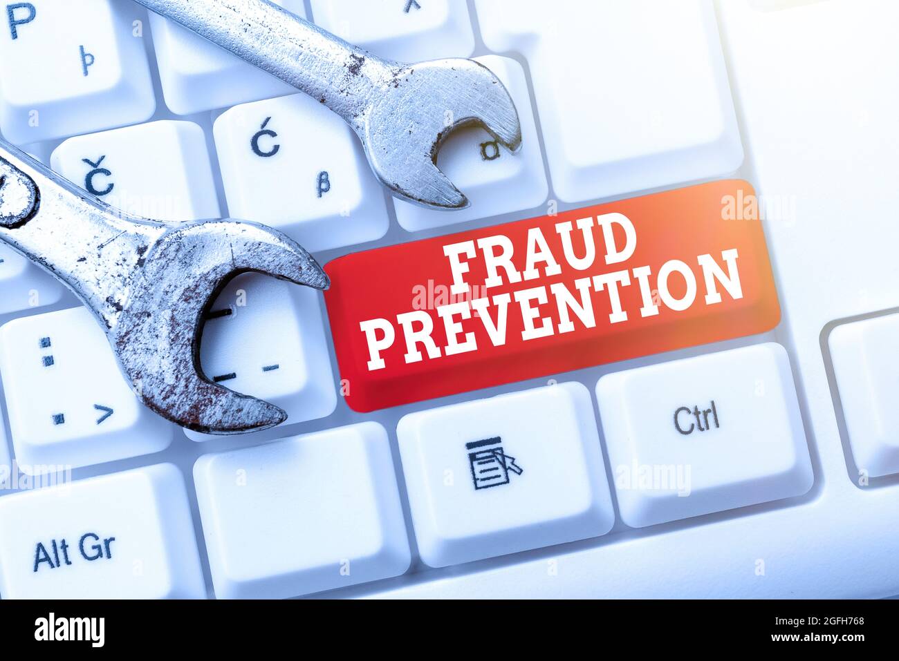 Conceptual display Fraud Prevention. Concept meaning the act of ...