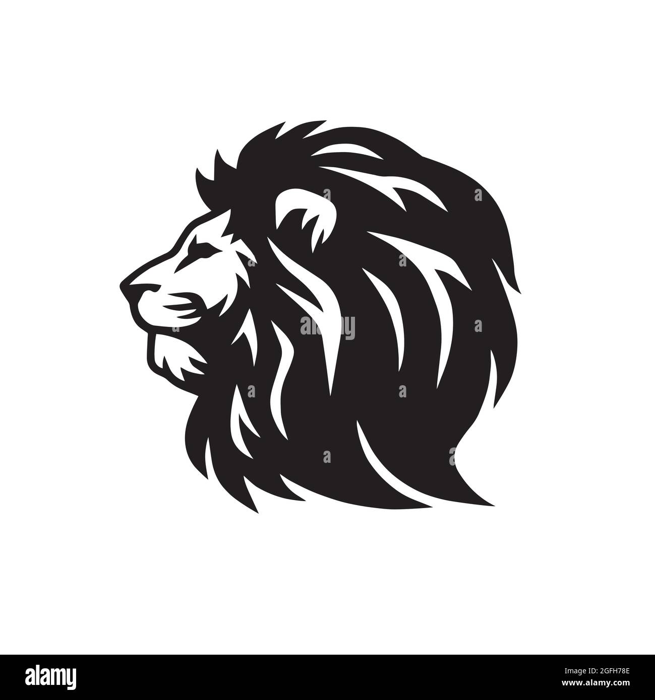 Lion Classic Logo Stock Vector Image & Art - Alamy