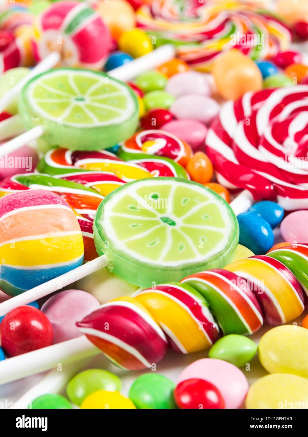Round candy hi-res stock photography and images - Alamy