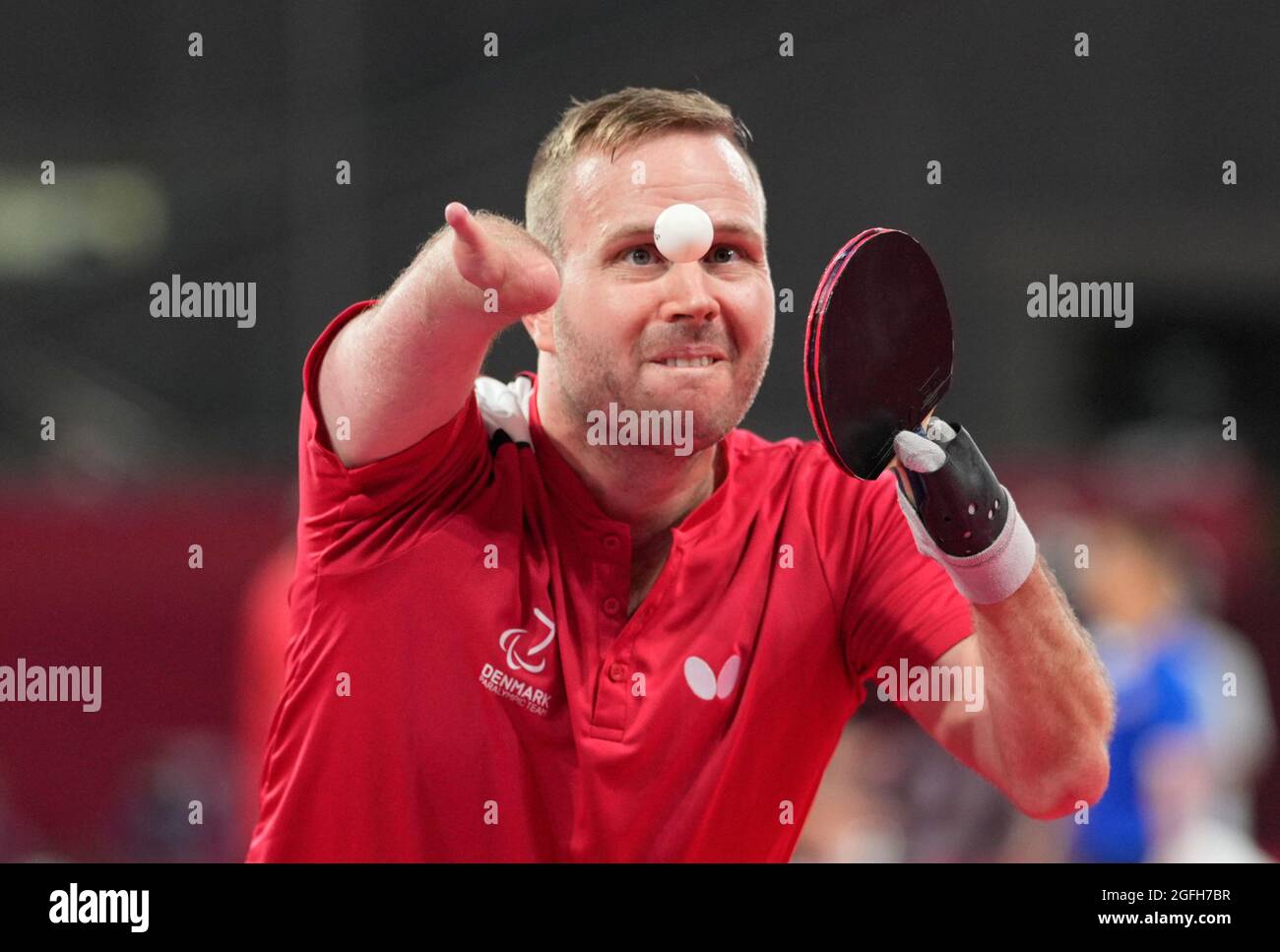 Tokyo, Japan. August 26, 2021:Peter Rosenmeier from Denmark during ...