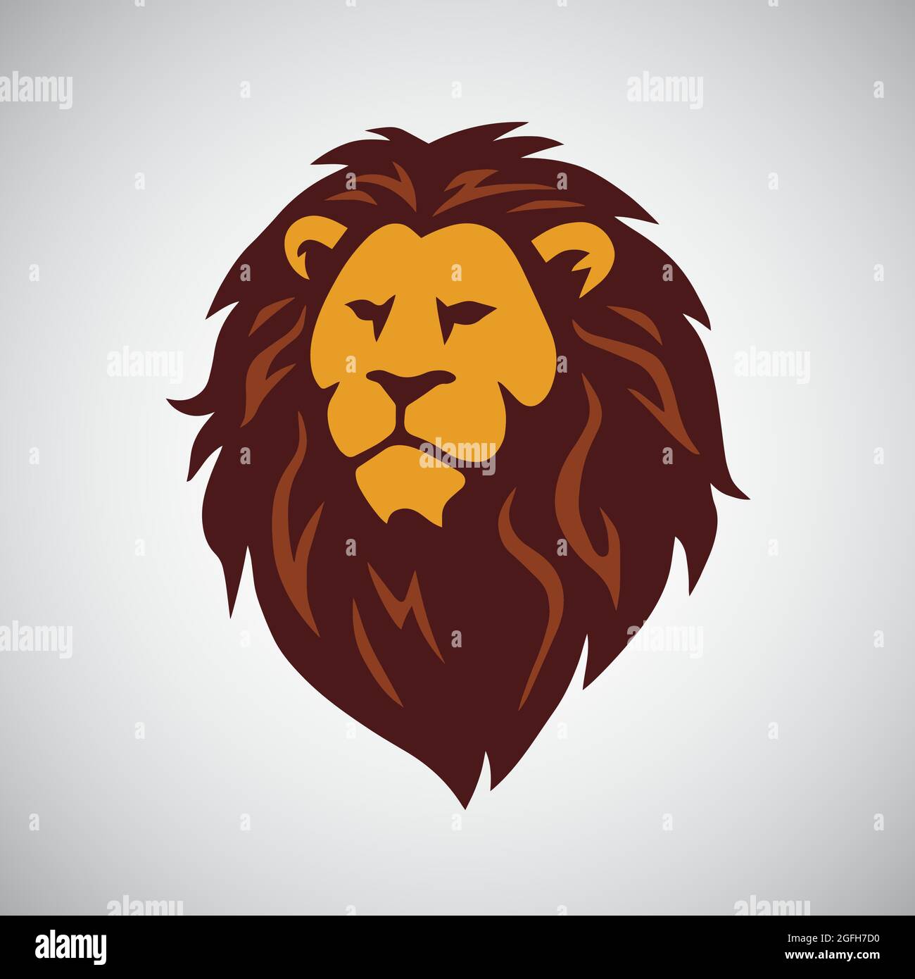 Africa Lion Logo Vector Stock Vector Image & Art - Alamy