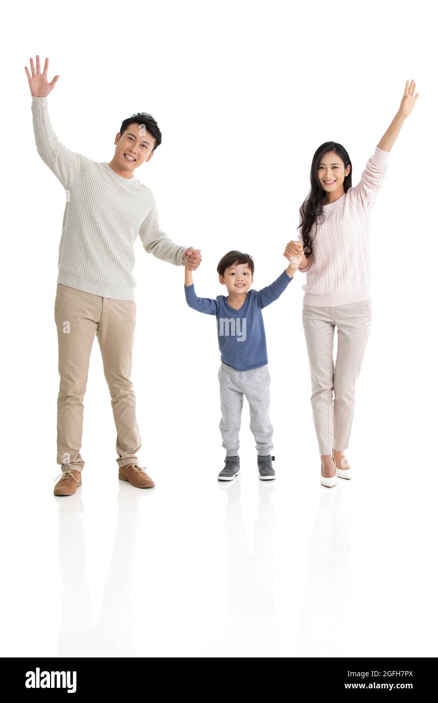 Two men waving hands hi-res stock photography and images - Alamy