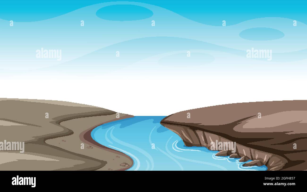 Clip Art River Flowing Clipart