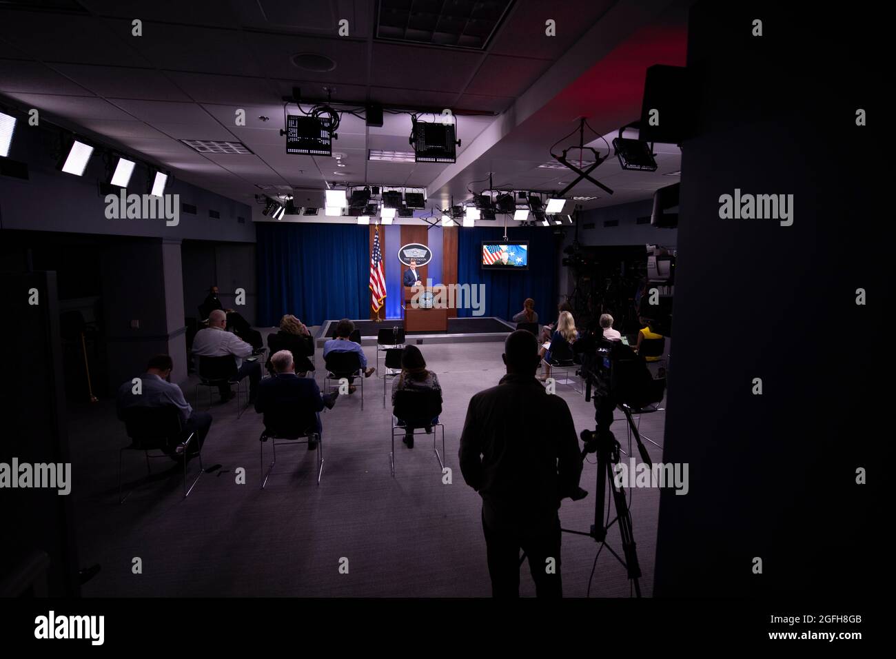 Pentagon Press Secretary John F. Kirby and Air Force Gen. Tod D ...