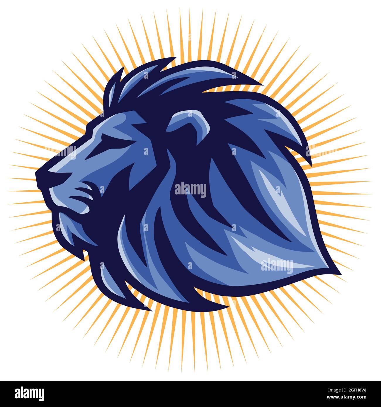 Lion Logo Vector Template Stock Vector Image & Art - Alamy